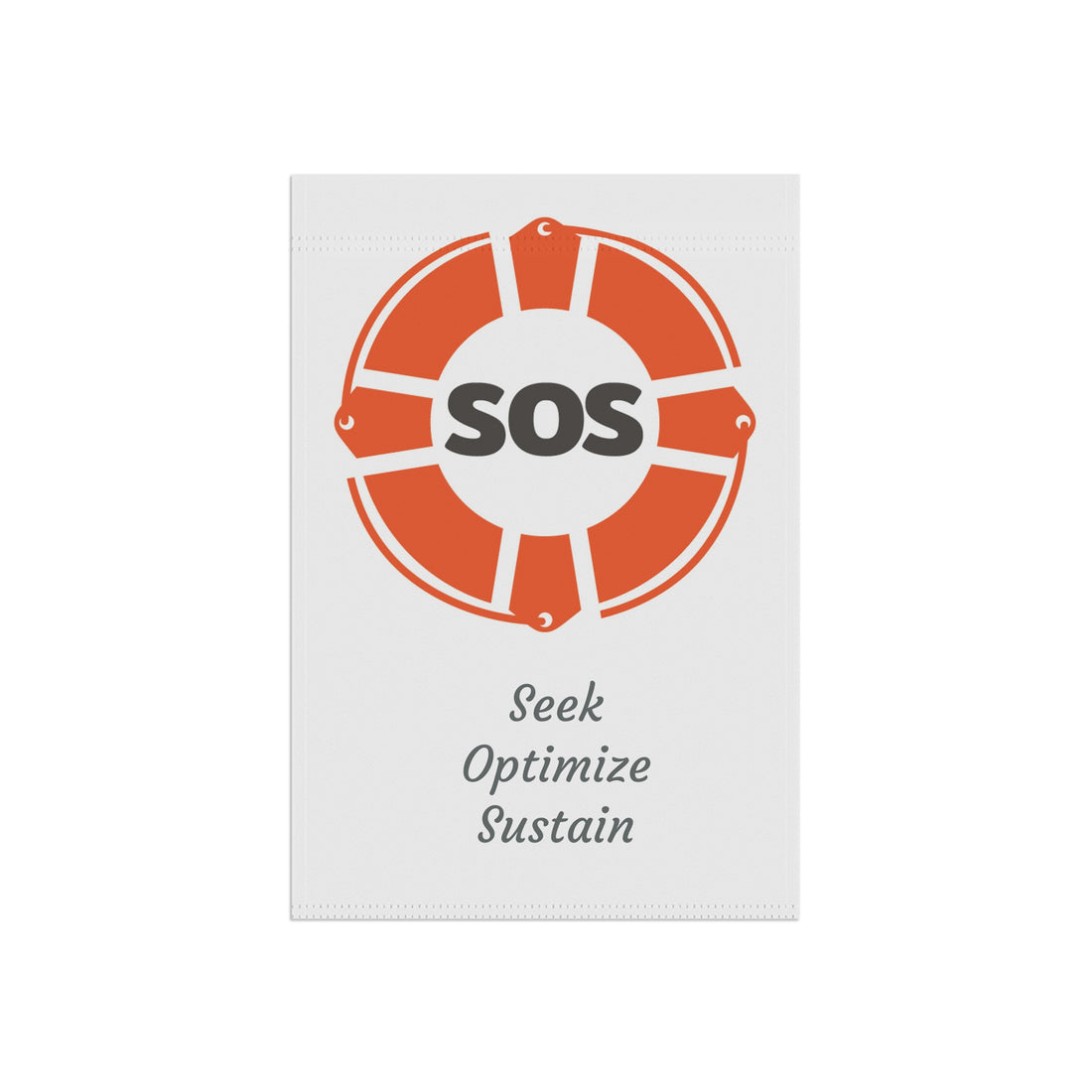 SOS Garden Flag 12" x 18" – SOS for Addictions, LLC
